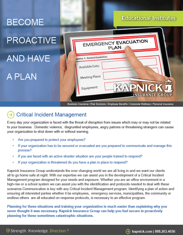 Criticial Incident Management