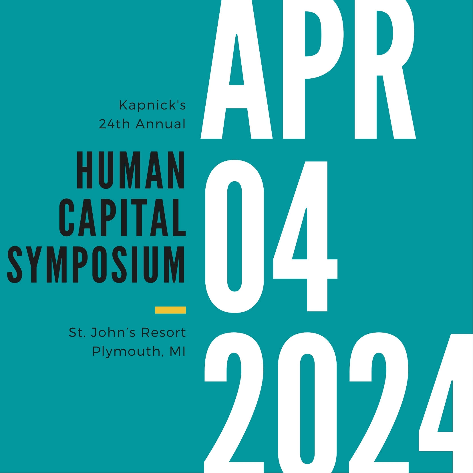 24th Annual Kapnick Human Capital Symposium